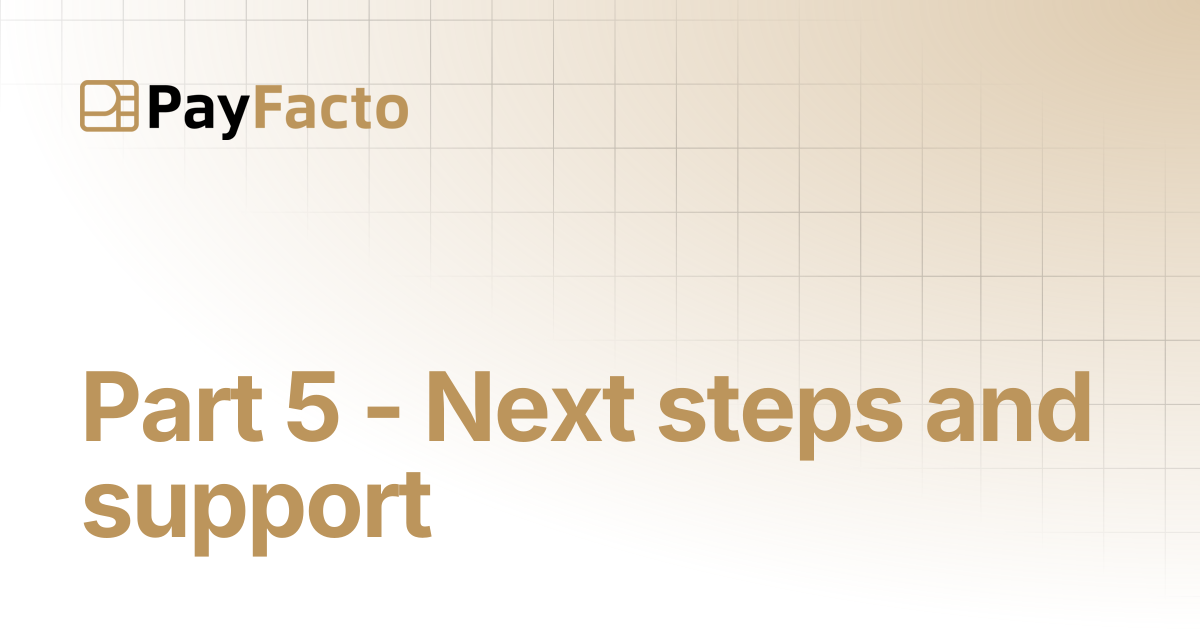 Part 5 - Next steps and support | Formation Client